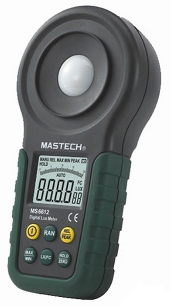 Ψηφιακό LUXόμετρο Mastech MS6612 - alifragis.com.gr